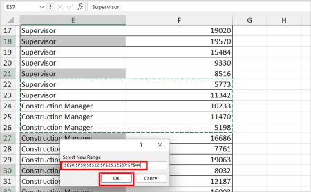 How to Invert Cell and Filter Selection in Excel