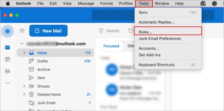 How to Set Up Rules in Outlook