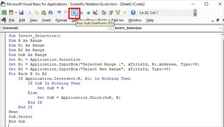 How to Invert Cell and Filter Selection in Excel