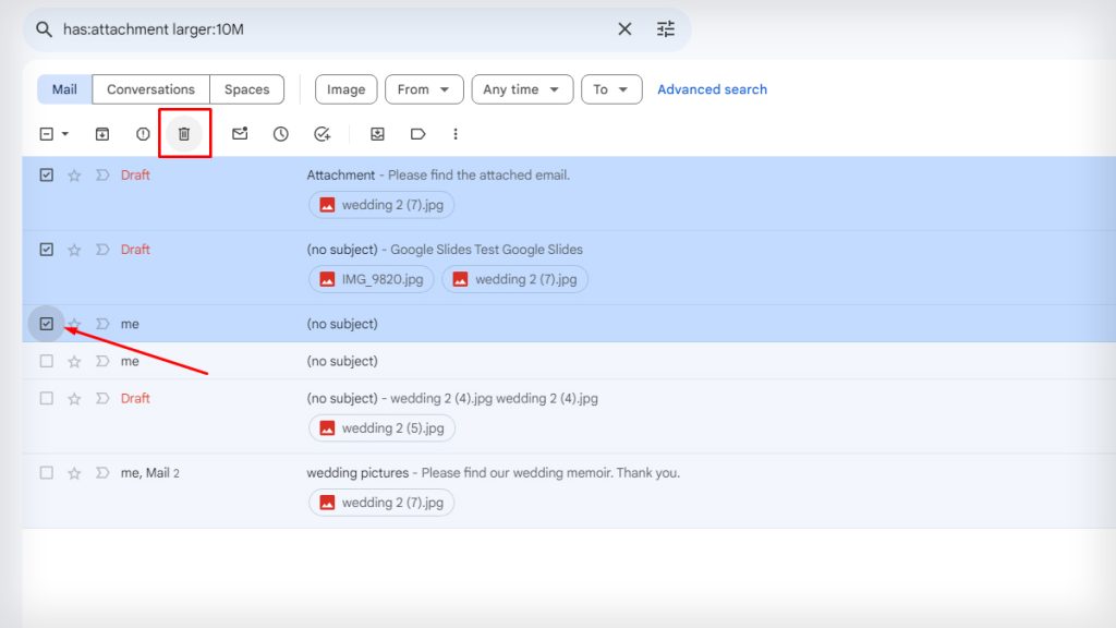 Fastest Way to Find and Delete Large Emails in Gmail to Free up Space