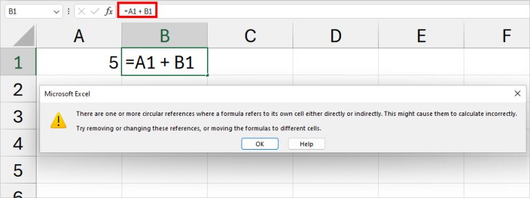 What is Circular Reference in Excel? How to Fix It
