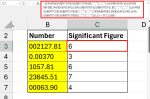 How to Count Significant Figures in Excel
