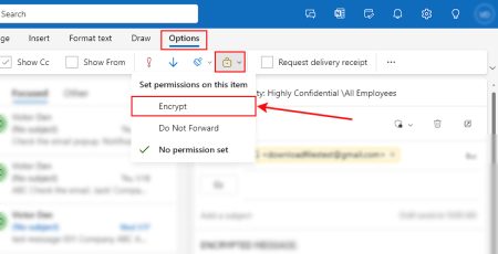 How to Send Encrypted Email in Outlook