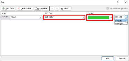 How to Sort Cells By Color in Excel