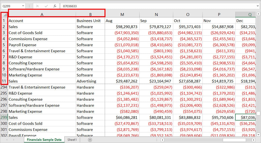 25 Ways to Save Time in Microsoft Excel