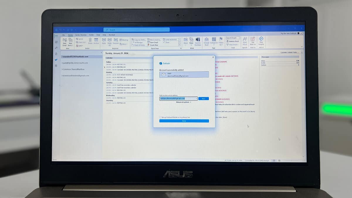 How to Add Gmail Account to Outlook