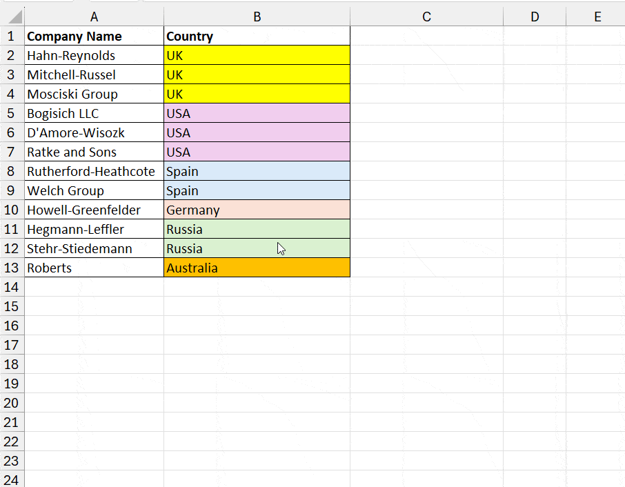 How To Sort Cells By Color In Excel