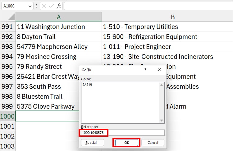 How To Delete Infinite Rows In Excel
