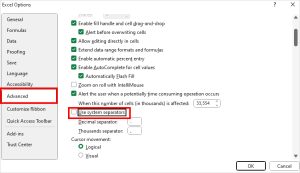 5 Ways to Change Dot to Comma in Excel