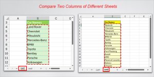 How to Compare Two Columns in Excel Using VLOOKUP