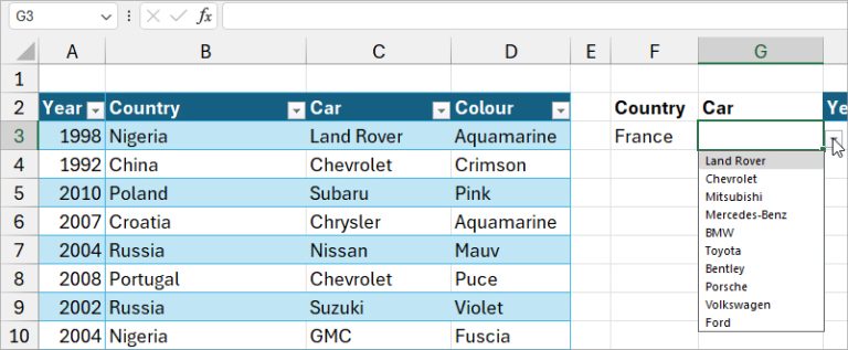 How to Filter Based on a List in Excel