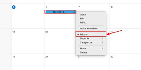 How to Hide Calendar Details in Outlook