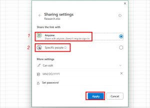 How to Share Excel Files with Multiple Users